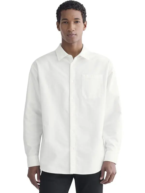 Everlane Oversized Oxford Shirt - White