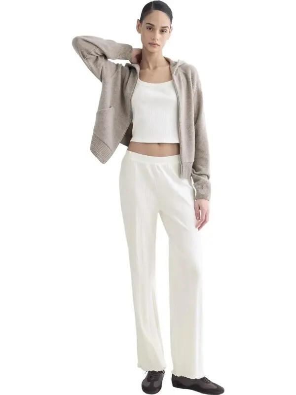 Everlane Lounge Rib Pant - Bone