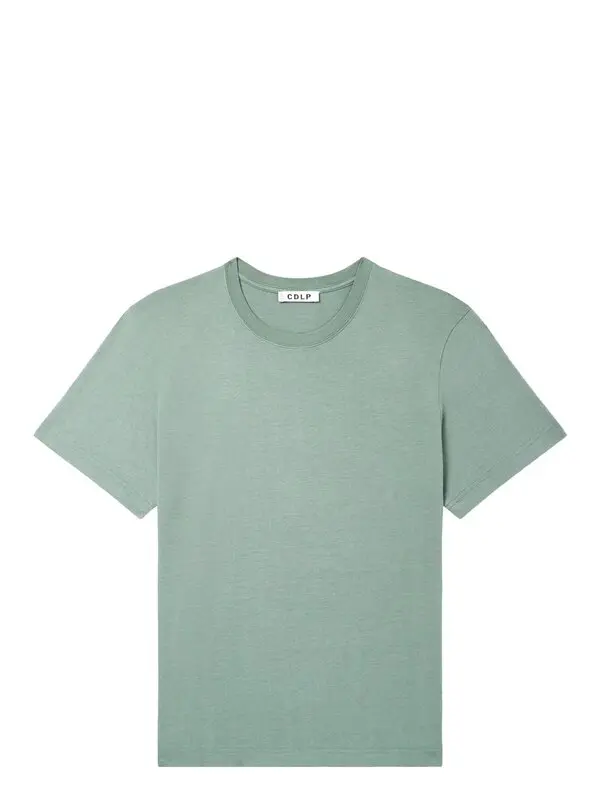 CDLP Lyocell And Pima Cotton-blend Jersey T-shirt - Green