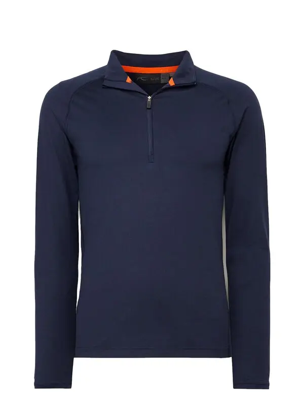 Kjus Stretch-jersey Half-zip Ski Mid-layer - Blue