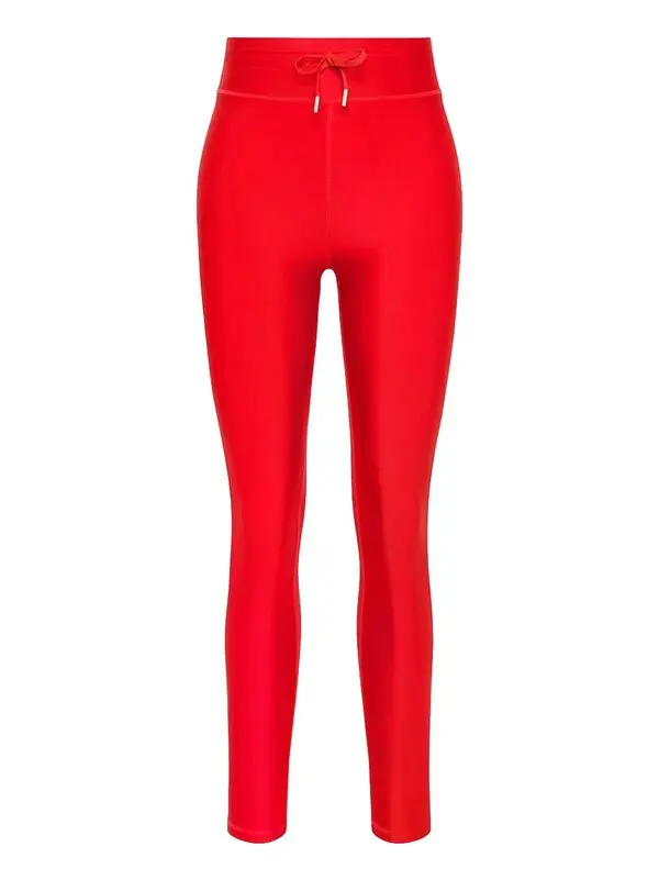 The Upside Oxford 25 In Drawstring Leggings - Red