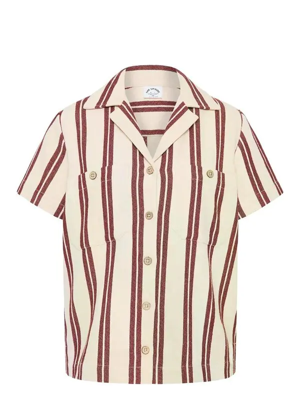 The Upside Baja Katia Striped Shirt - Neutrals