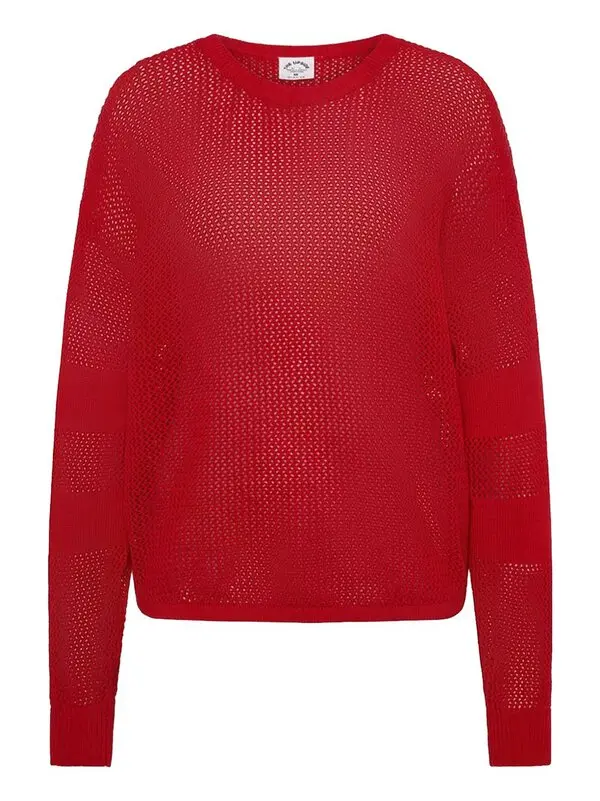 The Upside Crew-neck Sweater - Red