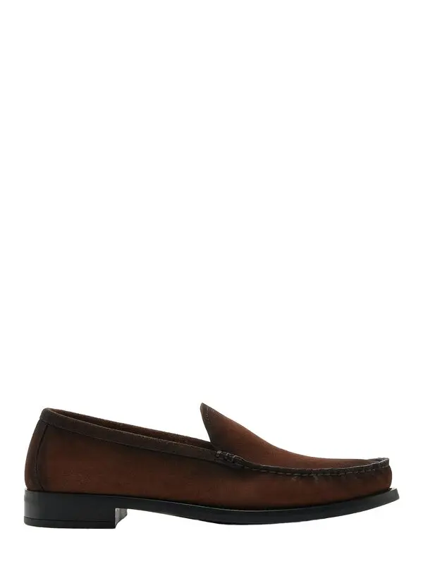 Prada Suede Loafers - Brown