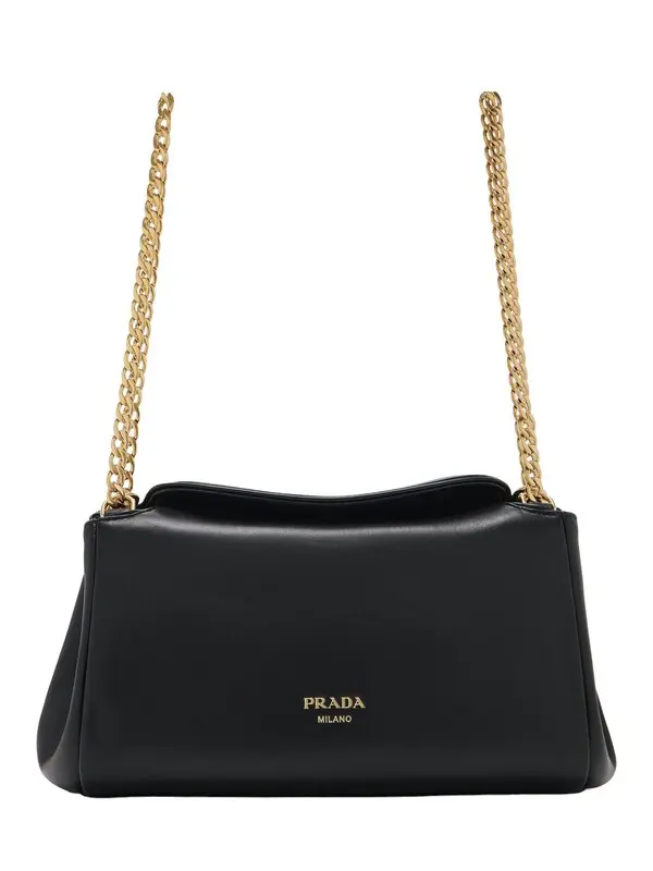 Prada Tumulte Leather Bag - Black
