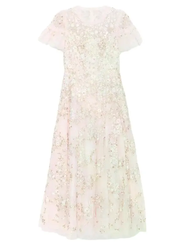 NEEDLE & THREAD Lunaria Gown - Pink