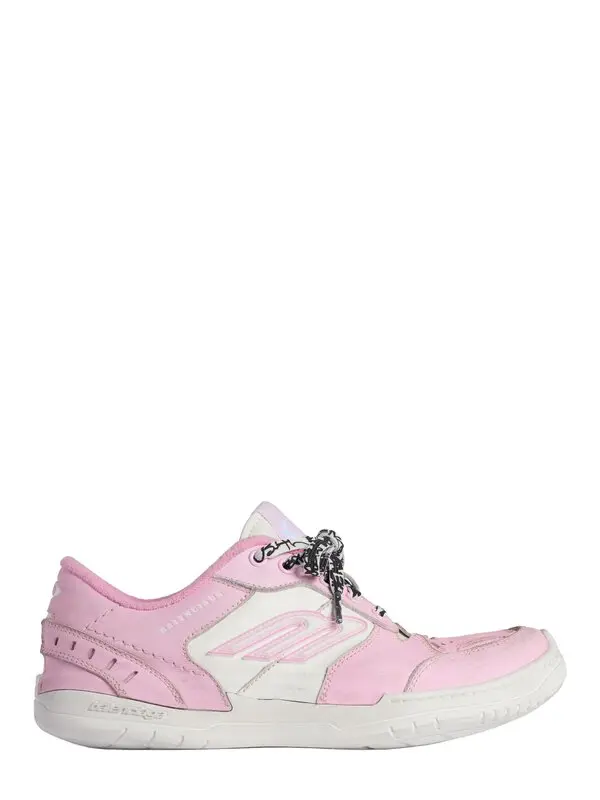 Balenciaga Hamptons Medium Worn-out Sneaker - Pink