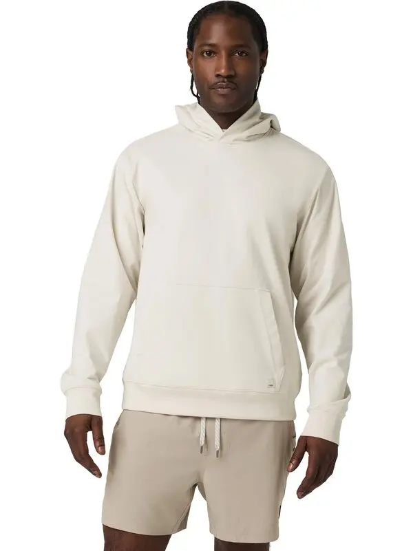 Vuori Coronado Pullover Hoodie 2.0 - Ivory Heather