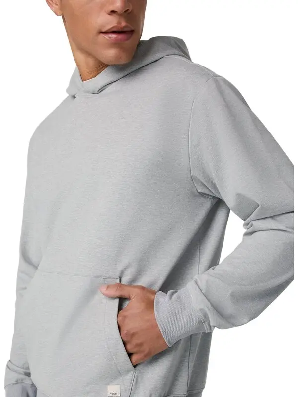 Vuori Coronado Pullover Hoodie 2.0 - Light Heather Grey