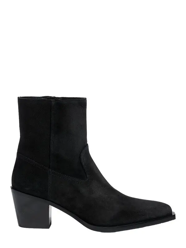 STUART WEITZMAN Tate Suede Ankle Boots - Black