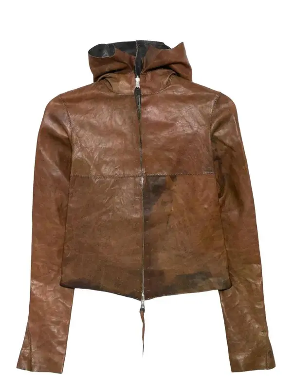 MA+ Leather Jacket - Brown
