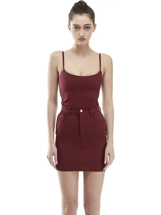 MOTHER OF ALL Celeste Top - Burgundy