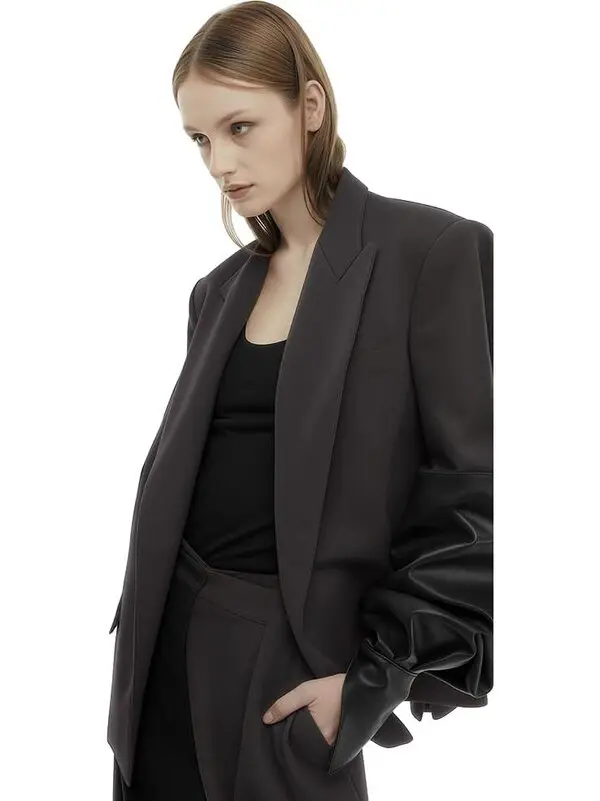 MOTHER OF ALL Doris Oversized Jacket - Grey