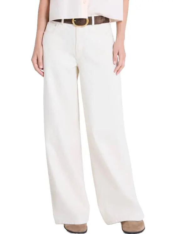 TWP Tiny Dancer Wide-leg Jeans - Natural
