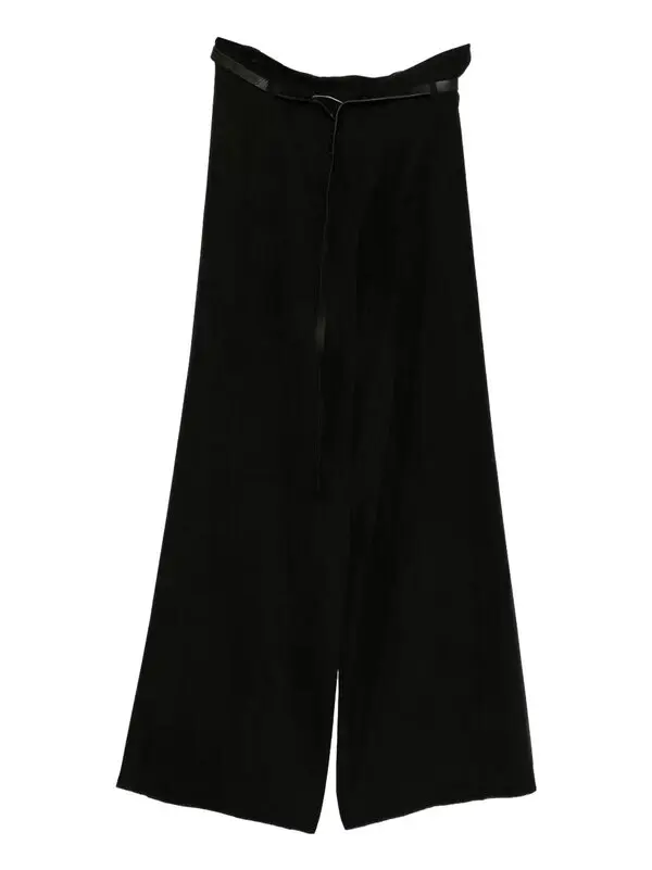 MA+ Wide-leg Trousers - Black