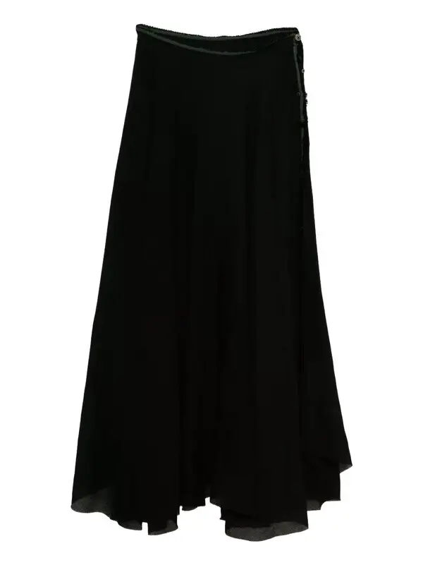 MA+ Draped Skirt - Black