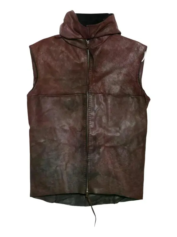 MA+ Sleeveless Hoodie - Brown