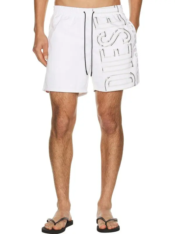 Diesel Soccer Boardshort - White