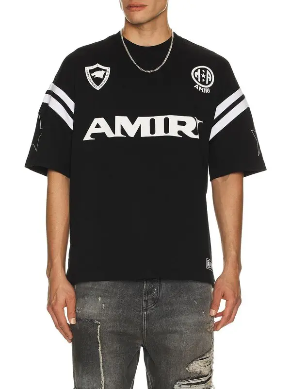 Amiri Sport Oversized Tee - Black