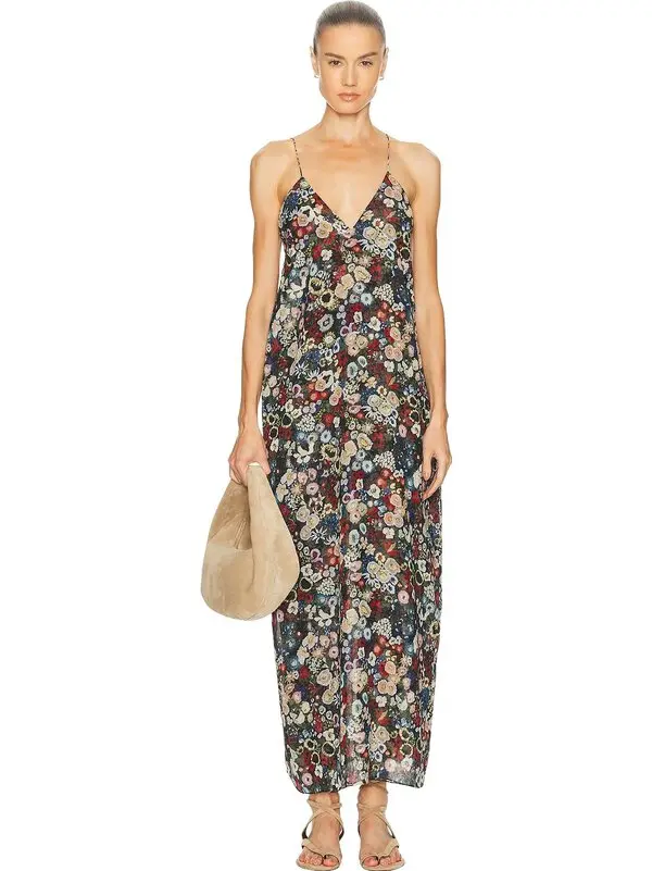 Khaite Taja Dress - Black Multi