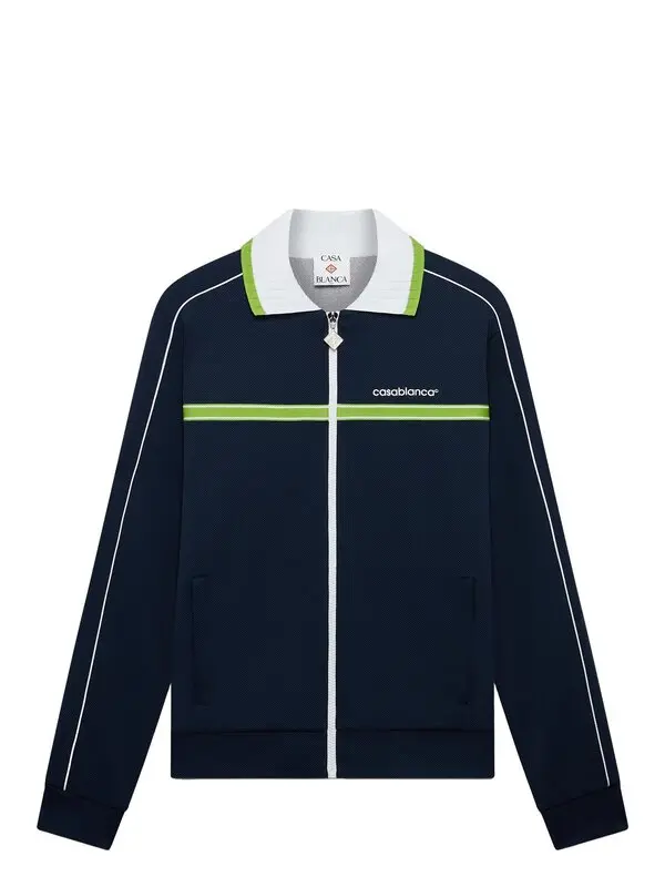 Casablanca Pique Track Jacket - Green