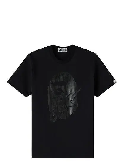 OVO X Bapesta Crocodile Print Tee Shirt - Black