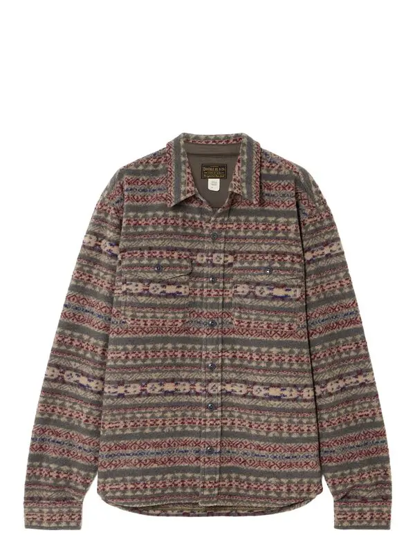 Ralph Lauren Hector Printed Wool-blend Fleece Shirt - Multi