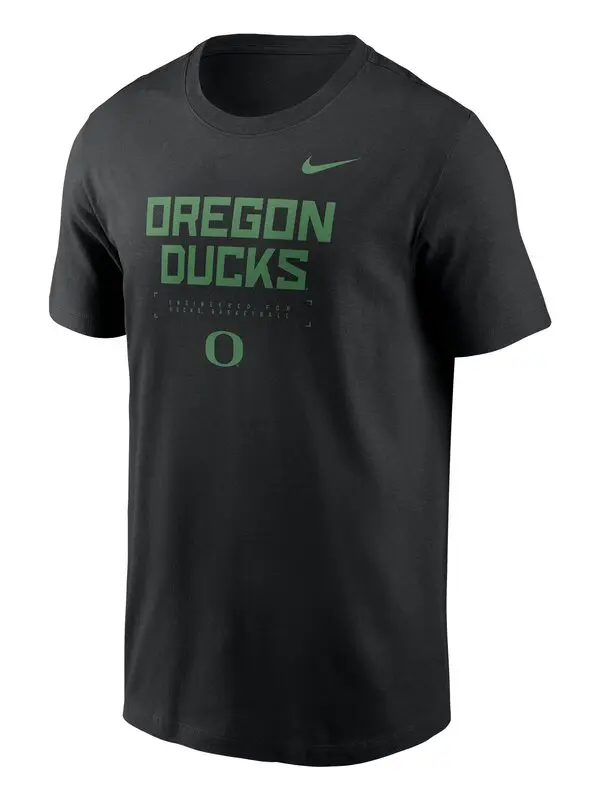 Nike Oregon Courtside Basketball Dri-fit College T-shirt - Black