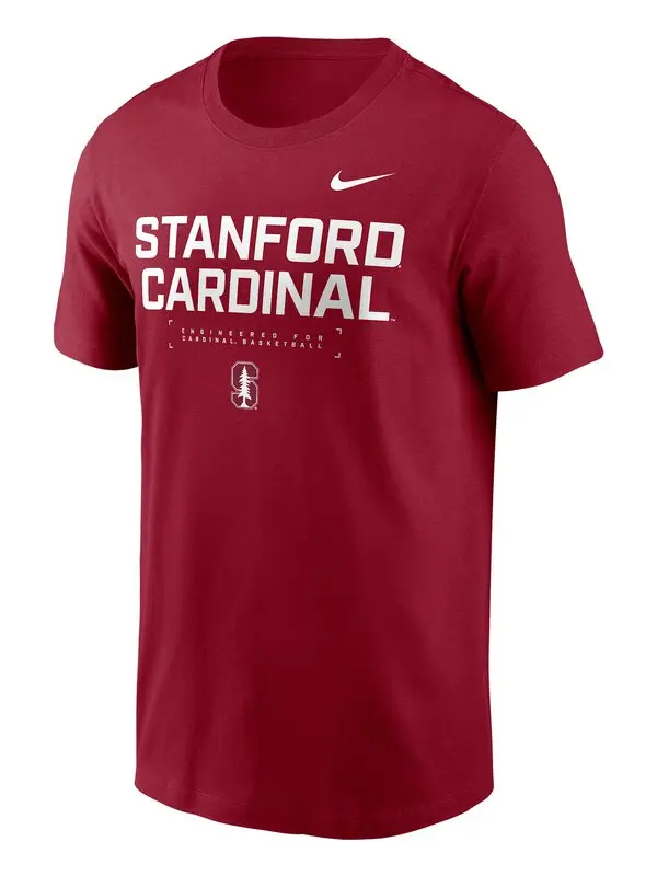 Nike Stanford Courtside Basketball Dri-fit College T-shirt - Red