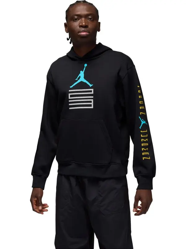 JORDAN Aj11 Gamma Fleece Pullover Hoodie - Black