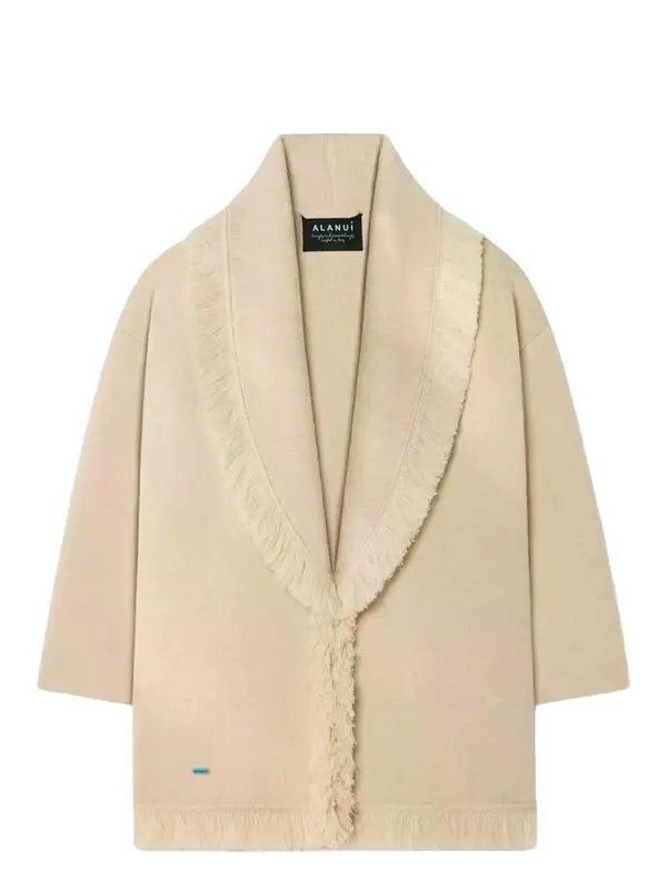 Alanui Fringed Coat - Neutrals