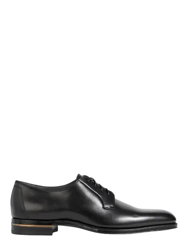 Dunhill Duke Leather Derby Shoes - Black