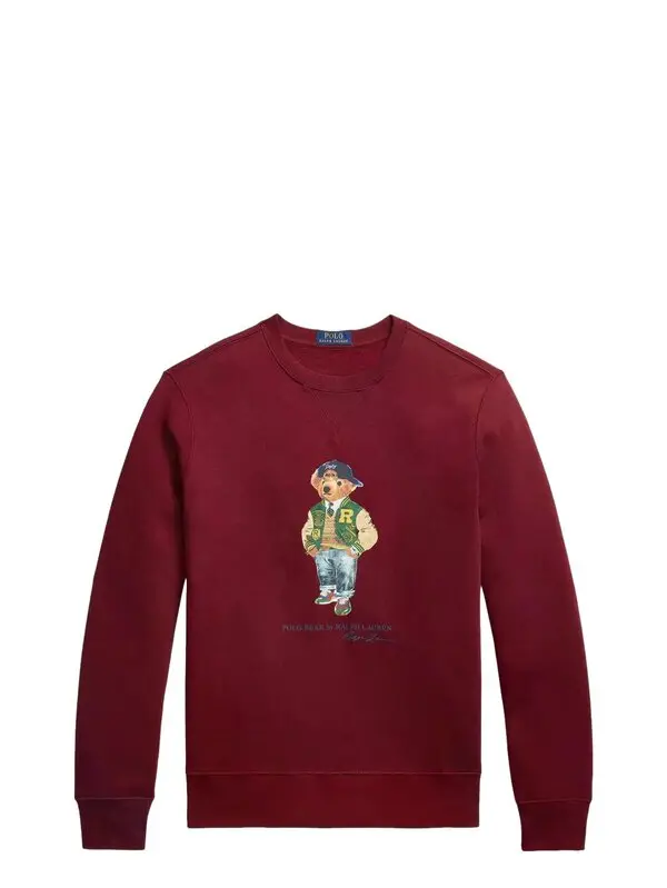 Ralph Lauren Polo Bear Crew-neck Sweatshirt - Red