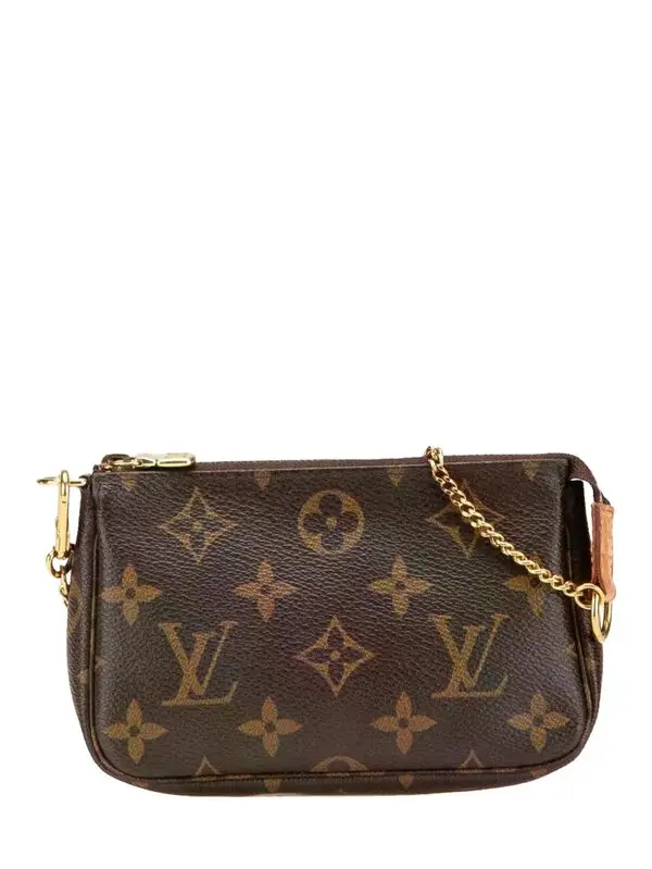 LOUIS VUITTON 2013 Monogram Mini Pochette Accessoires Handbag - Brown