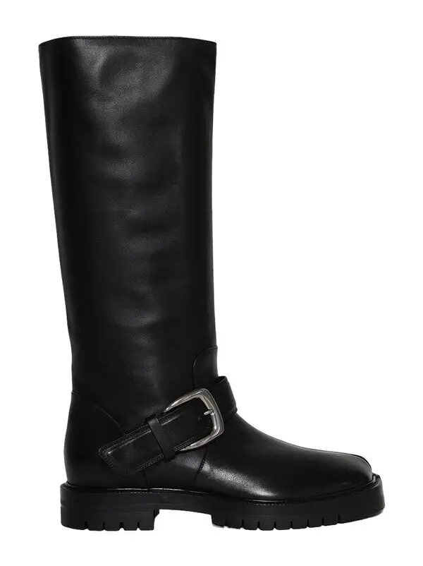 MAISON MARGIELA Tabi Knee-high Boots - Black