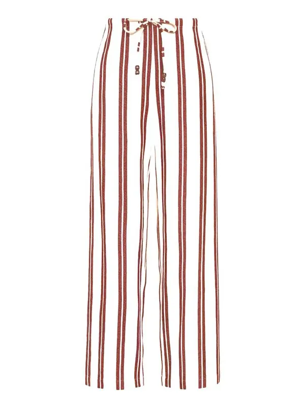 The Upside Striped Trousers - Neutrals
