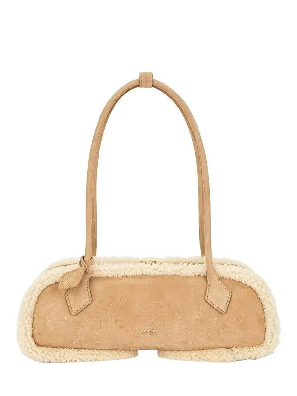 Alaïa Medium Teckel Bag - Camel