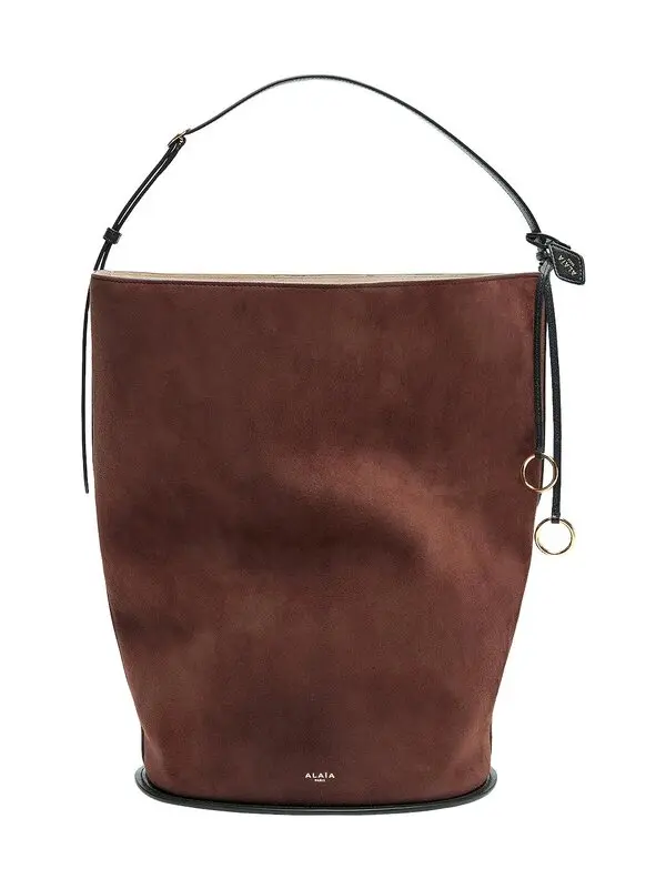 Alaïa Large Bucket Bag - Brun