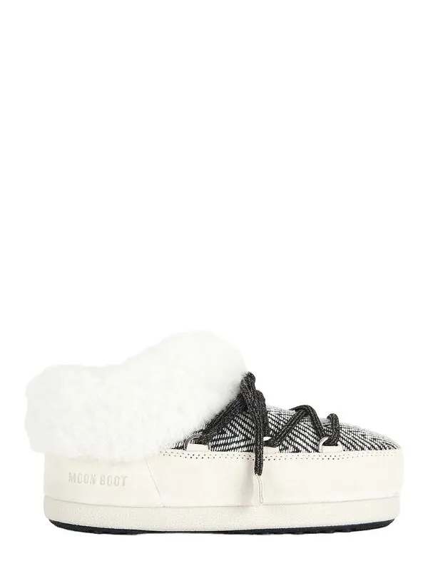 Moon Boot X Guest In Residence Evx Chalet Mule Fur Boot - White Sand