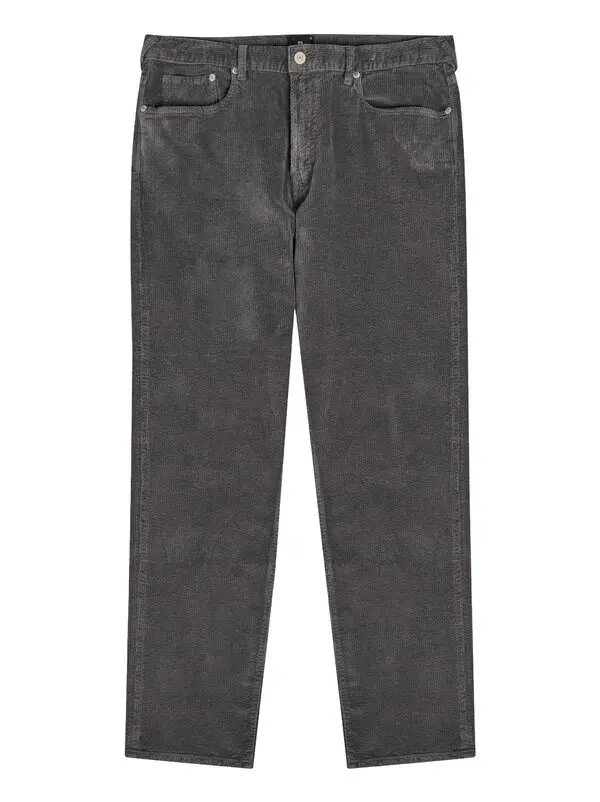 Paul Smith Tapered-leg Corduroy Trousers - Grey