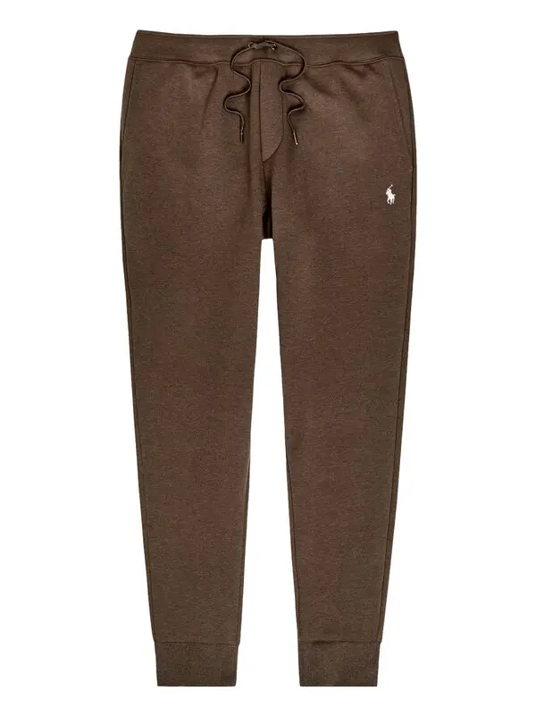 Polo Ralph Lauren Logo-embroidered Cotton-blend Sweatpants - Brown