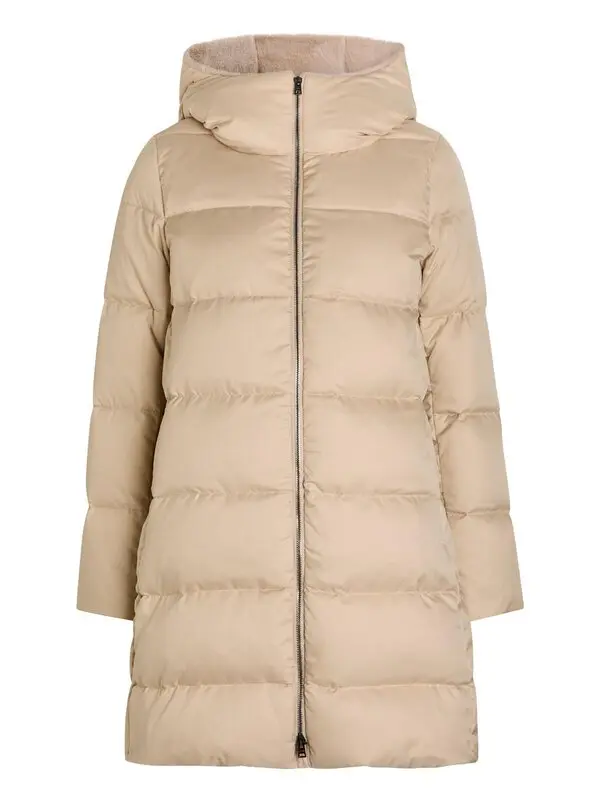 Herno Ardenelle Padded Woven Jacket - Beige