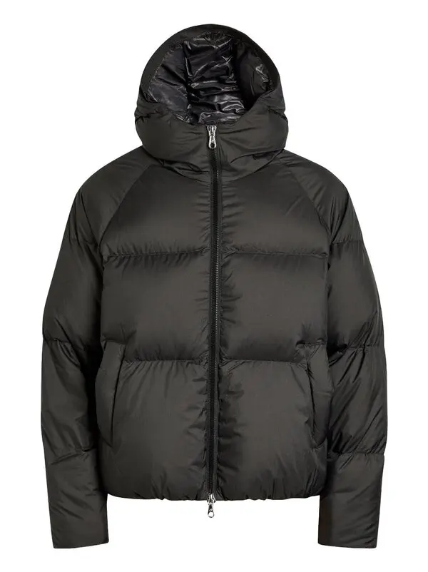 COLE BUXTON Padded Nylon Jacket - Black