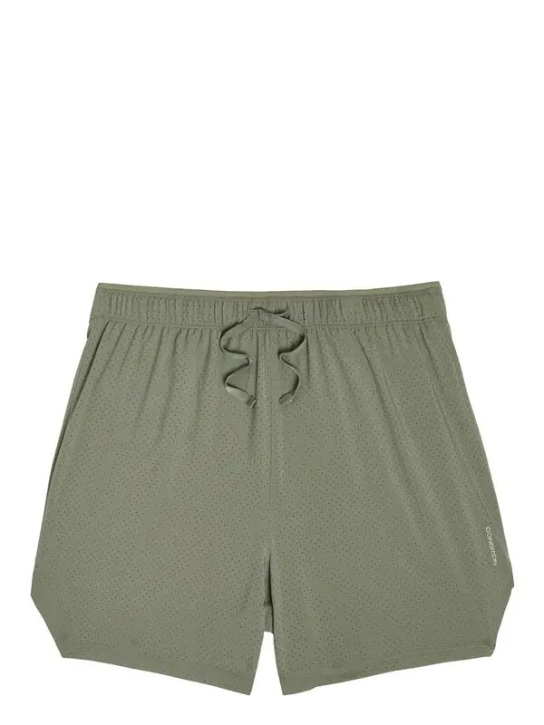 CONDITION Aero Perforated Stretch-jersey Shorts - Green