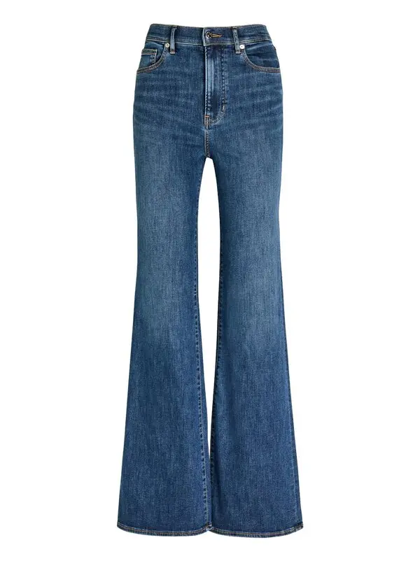 Veronica Beard Crosbie Flared-leg Jeans - Denim