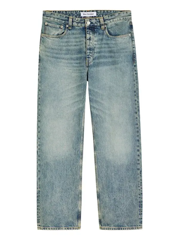 WON HUNDRED Steve Straight-leg Jeans - Light Blue