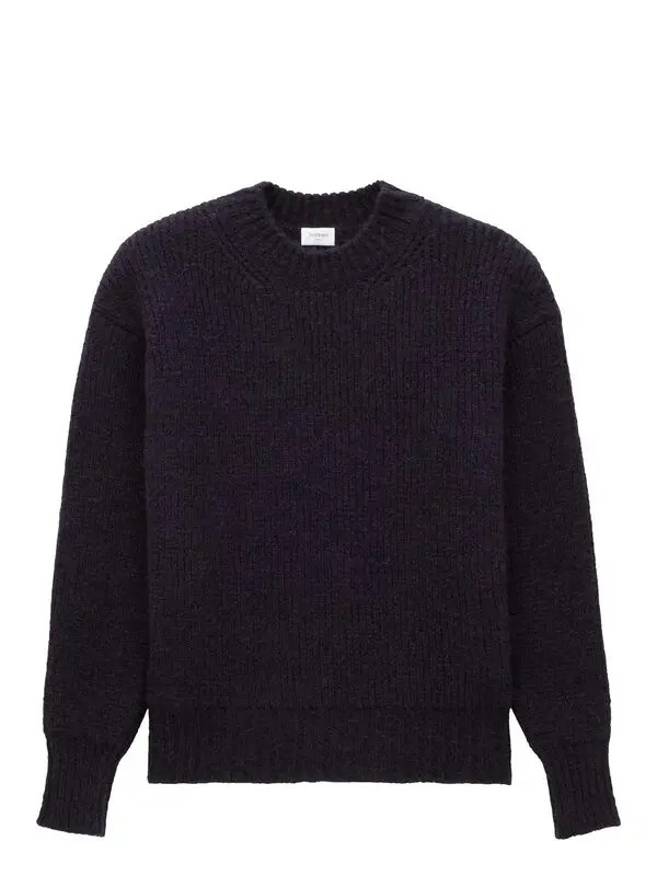 Saint Laurent Thick Knit Pullover - Blue
