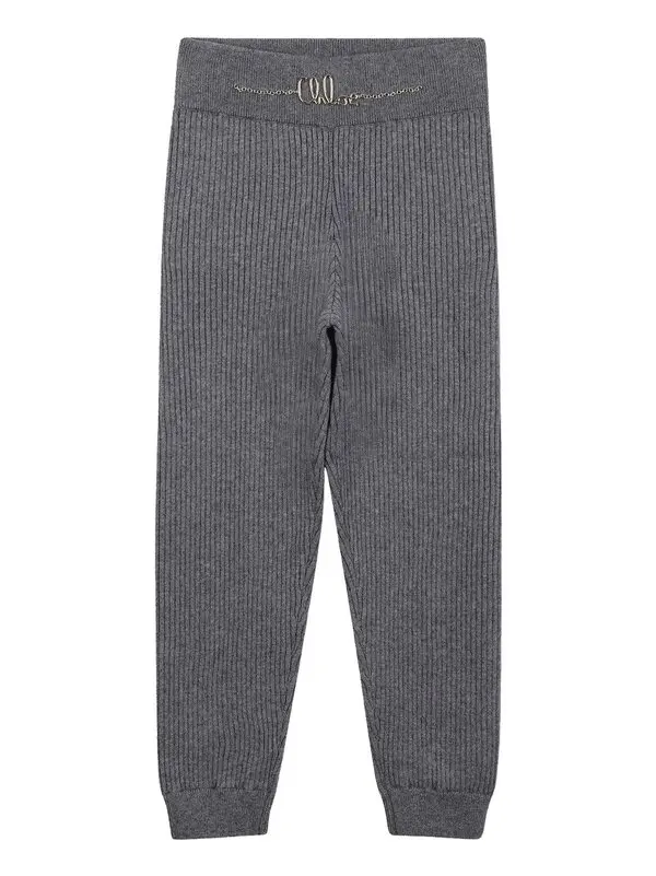 Chloé Tricot Pants - Grey