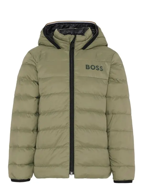 BOSS Reversible Down Jacket - Brown