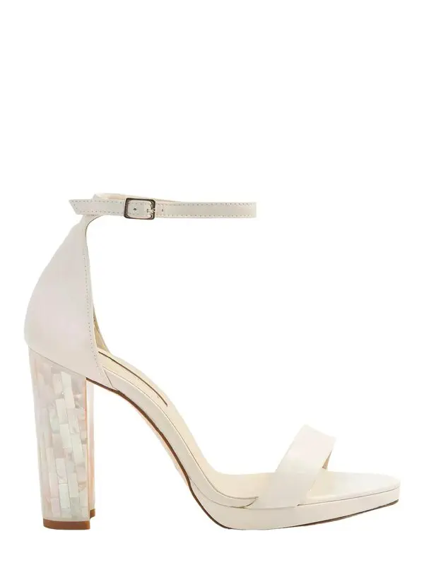 FREYA ROSE Dove Block-heel Sandals - White